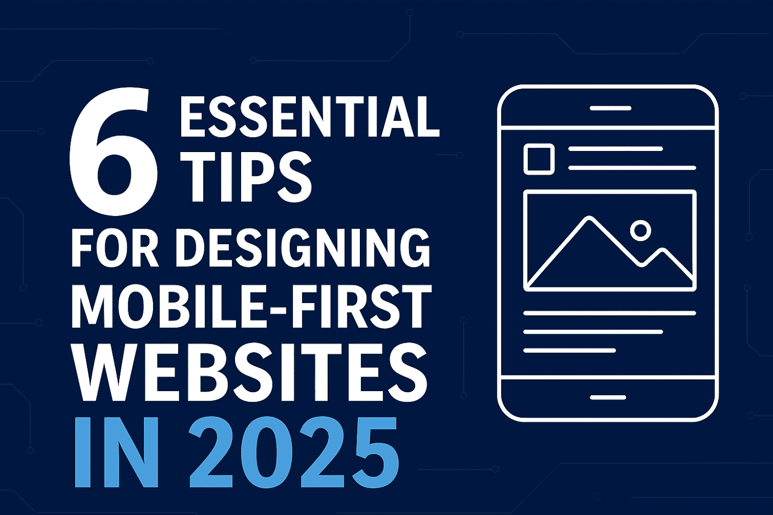 6 Essential Tips for Designing Mobile-First Websites in 2025 | GreyBath ...